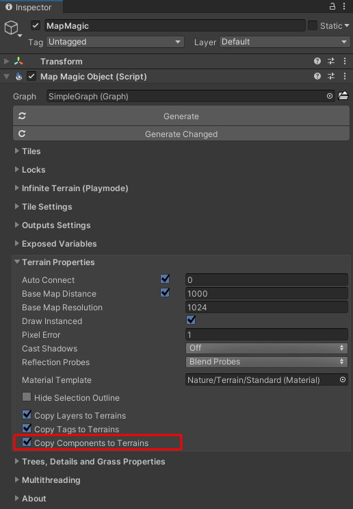 nature-renderer-map-magic-integration